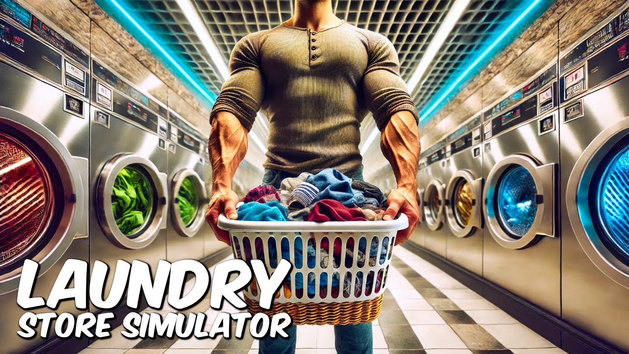 Build The ULTIMATE Laundry Store In This NEW Simulator... - YouTube