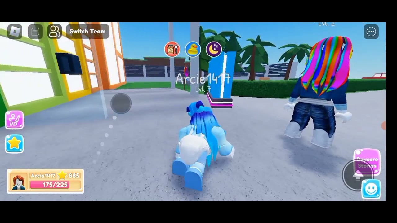 ROBLOX : Baby blue head (Daycare) 😉😊 #roblox #trending #adventure # ...