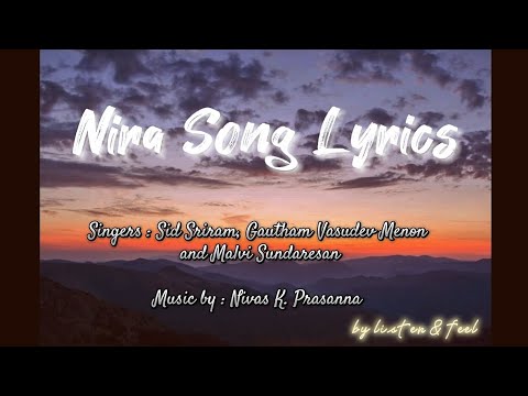 Nira Song Lyrics in Takkar - YouTube
