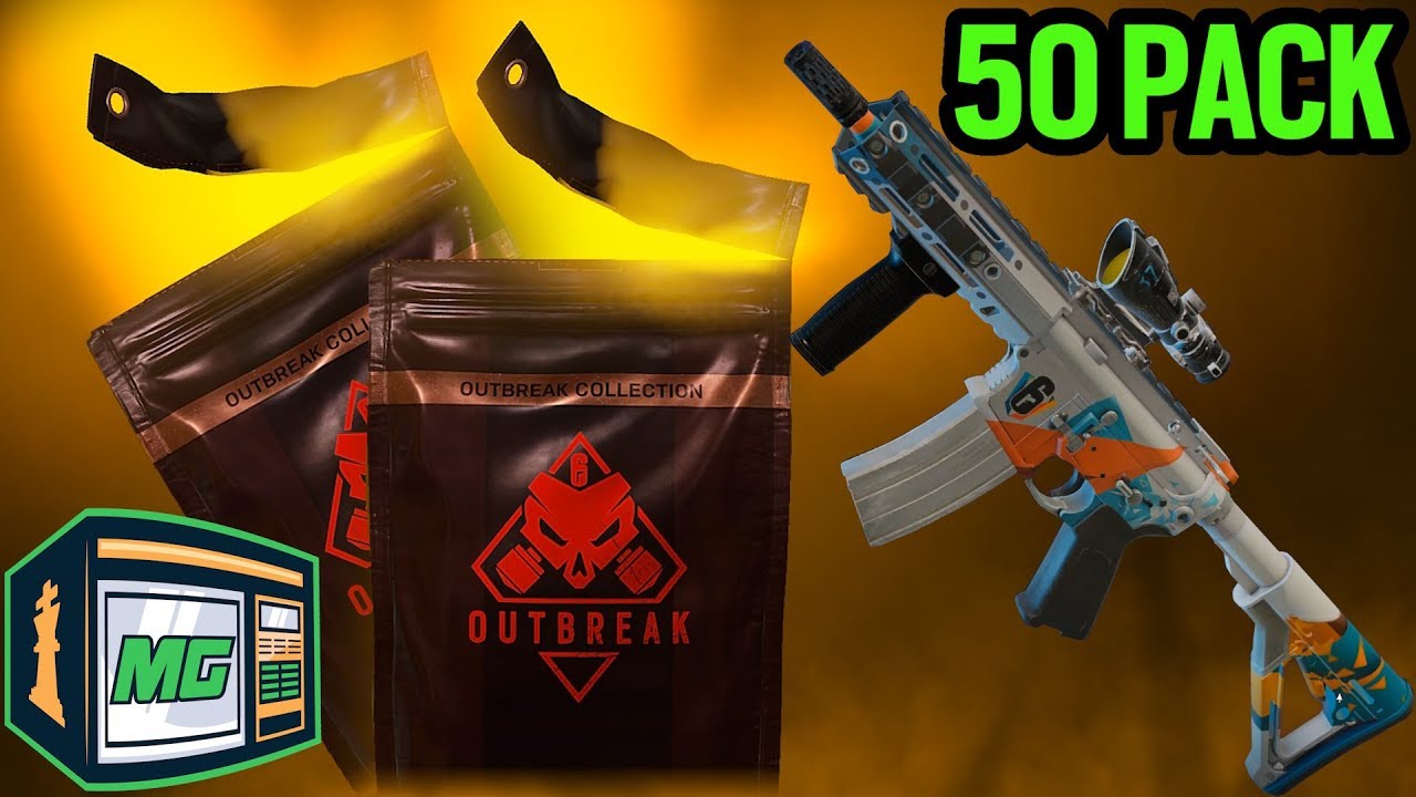 ALL Outbreak Packs + VIP Invitational Skin - Rainbow Six Siege - YouTube