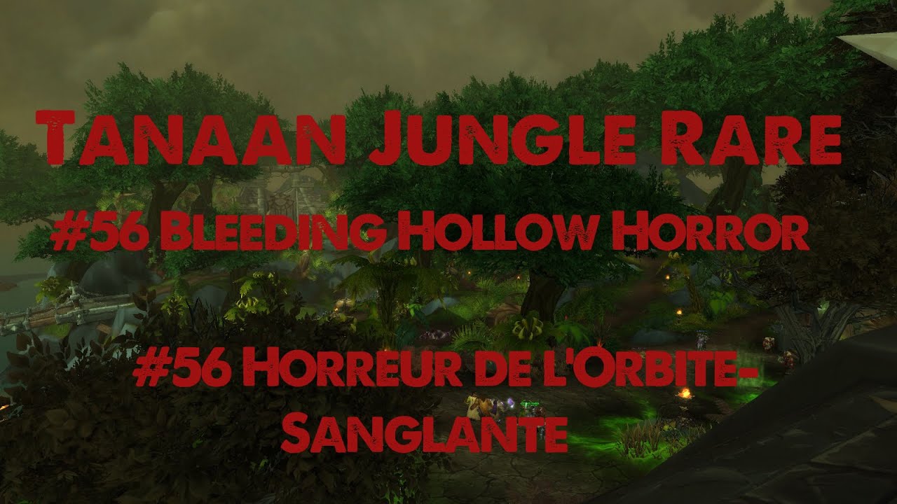 Bleeding Hollow Horror / Horreur de l'orbite sanglante - Tanaan Jungle ...