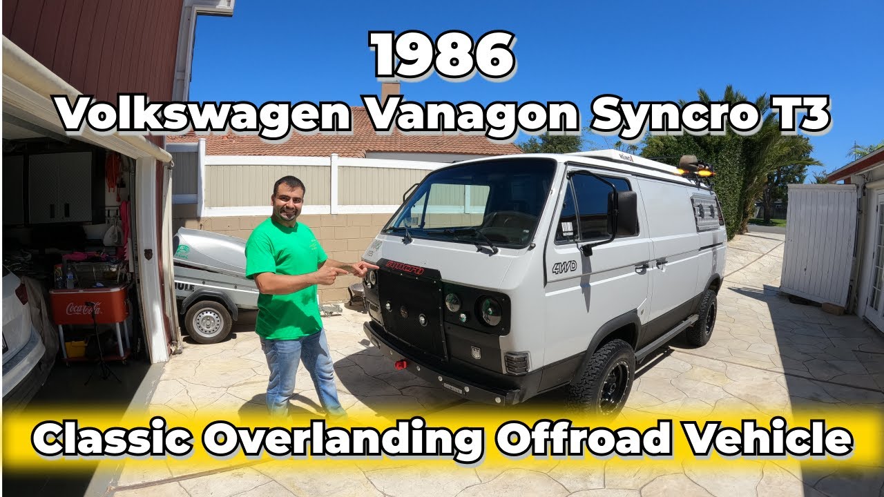 1986 Volkswagen Vanagon Syncro T3: Classic Overlanding Off-Road Vehicle ...
