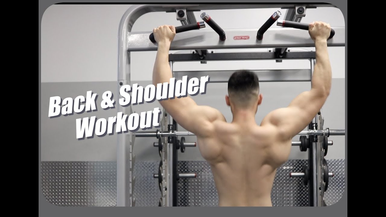 Full Back & shoulder Workout Motivation Teen bodybuilder - YouTube