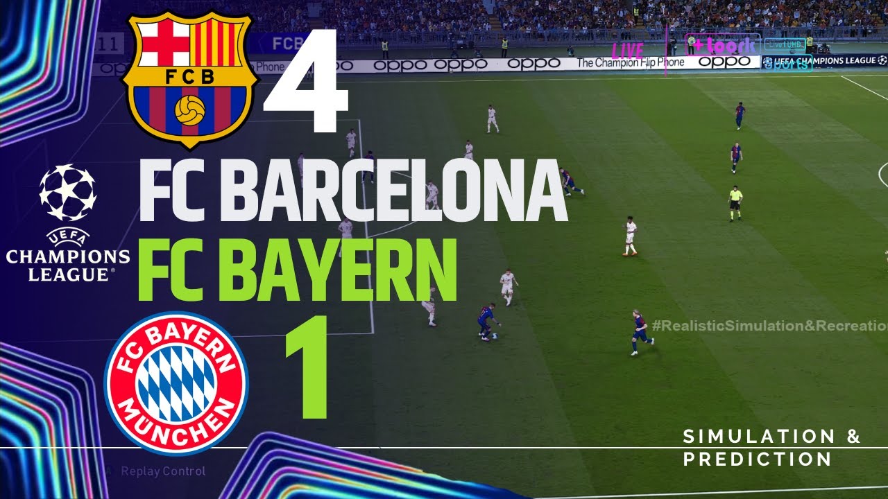 FC BARCELONA 4-1 BAYERN MUNICH • Highlights • Champions League 24/25 ...