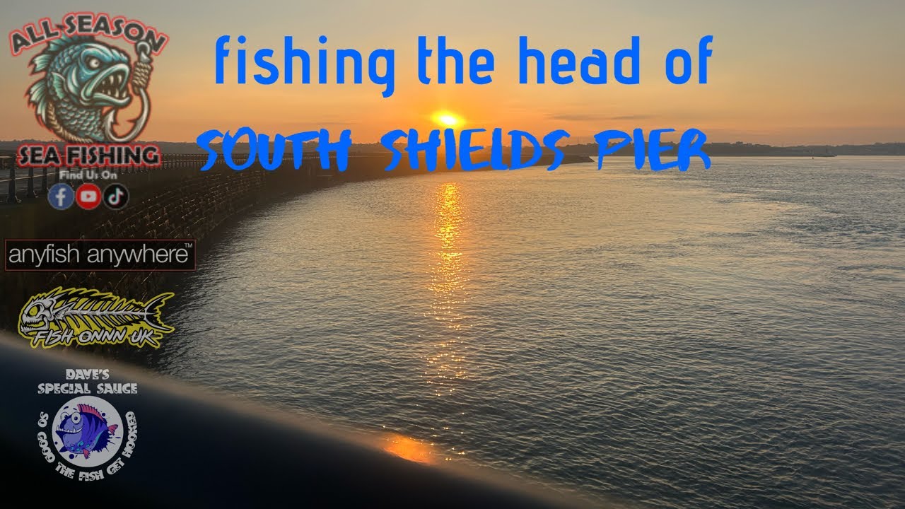 Fishing | the head of | South Shields | pier - YouTube