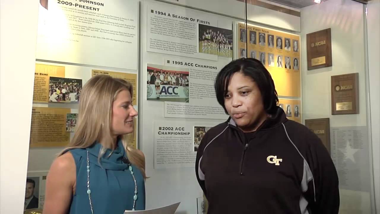 Georgia Tech Volleyball Head Coach Tonya Johnson Interview - YouTube