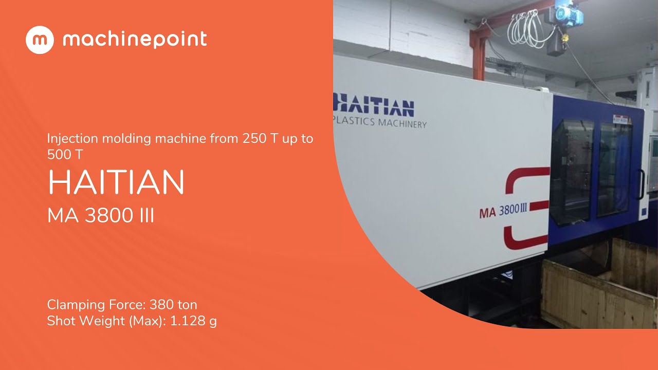 HAITIAN MA 3800 III Injection molding machine from 250 T up to 500 T | HAITIAN Machines - YouTube