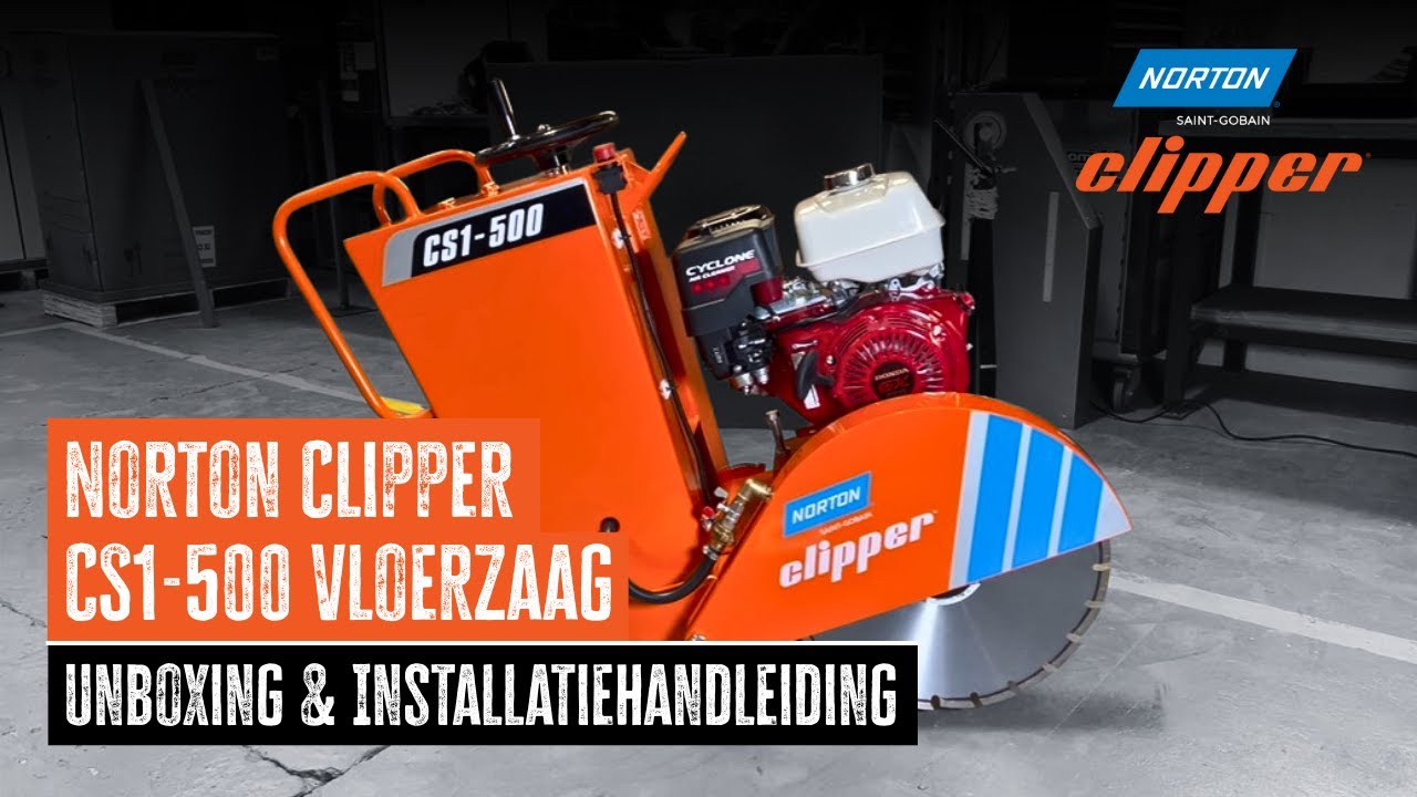 📦 Unboxing & Eerste Installatie | Norton Clipper CS1 500 Vloerzaag ...