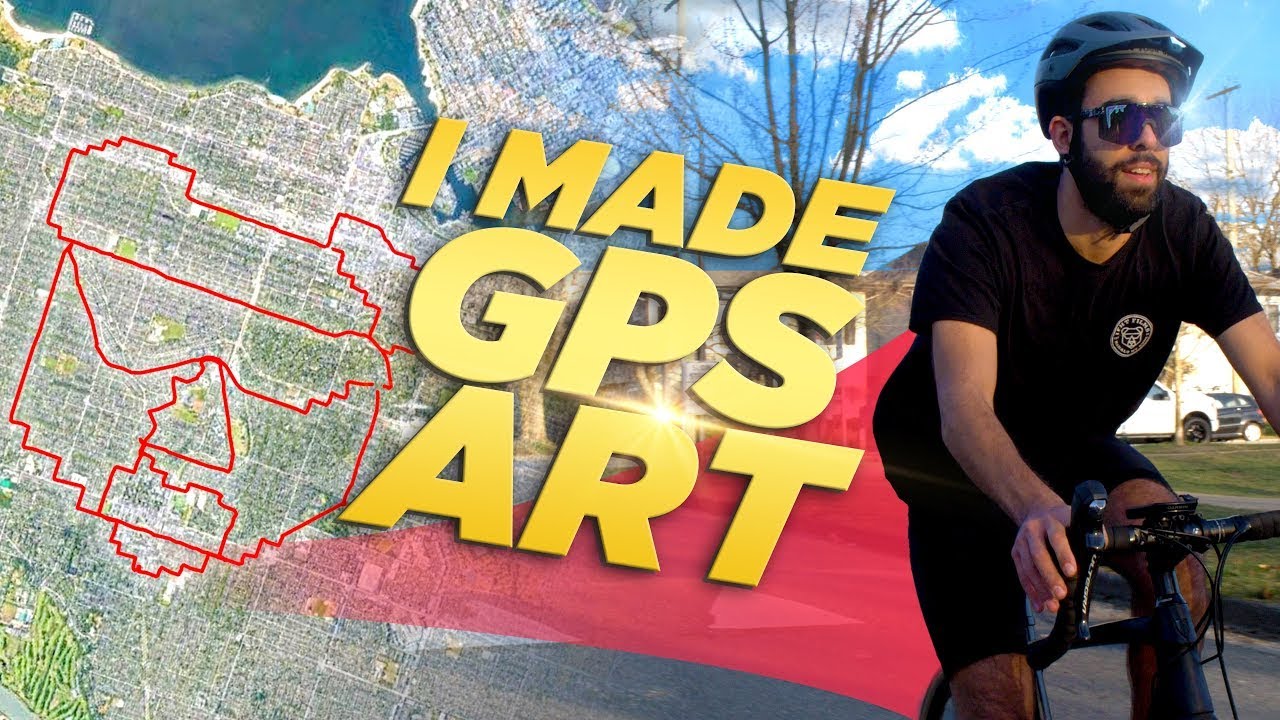 I Made GPS Art on my Bike - YouTube