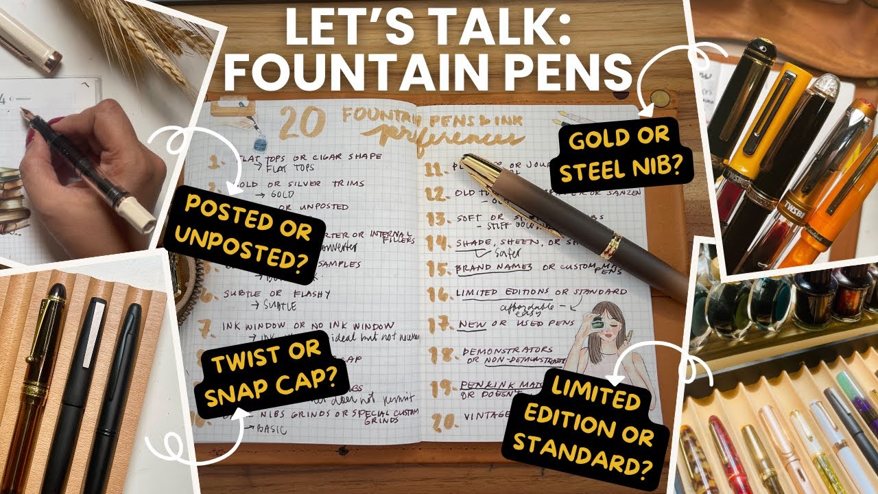 😍 Fountain Pen Chat 🖋 | 20 MOST ASKED Fountain Pen Questions Answered ...