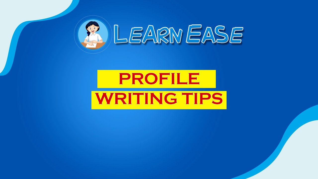 SSLC ENGLISH|profile writing tips|Learnease| - YouTube