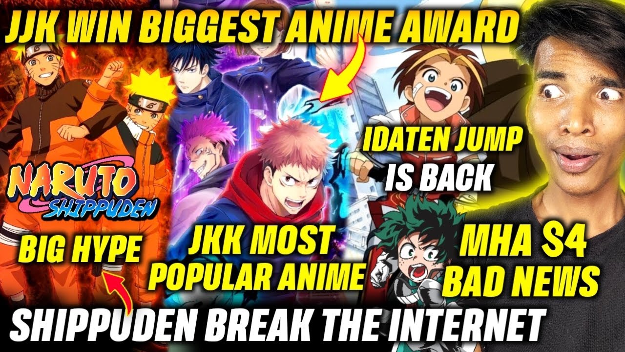 JJK Wins most popular Anime Award!! Naruto Shippuden Hindi Dub Broke ...