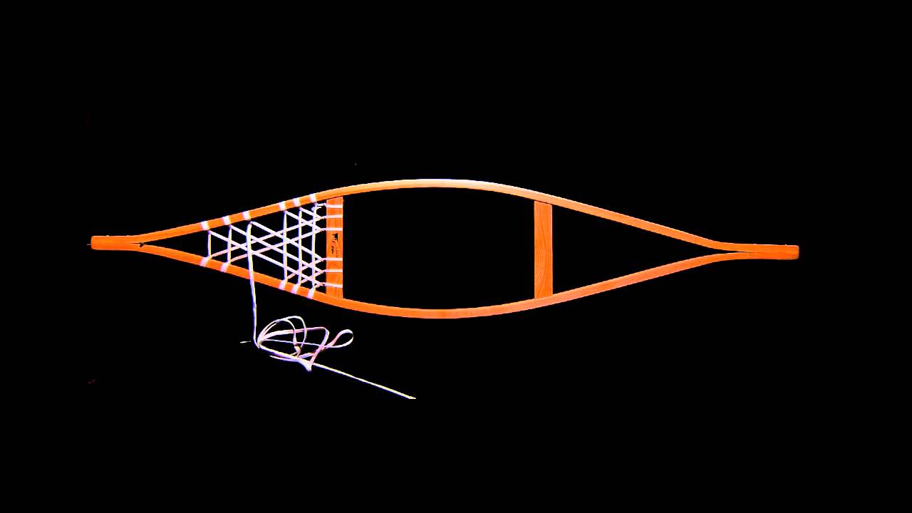 Snowshoe Weaving - YouTube