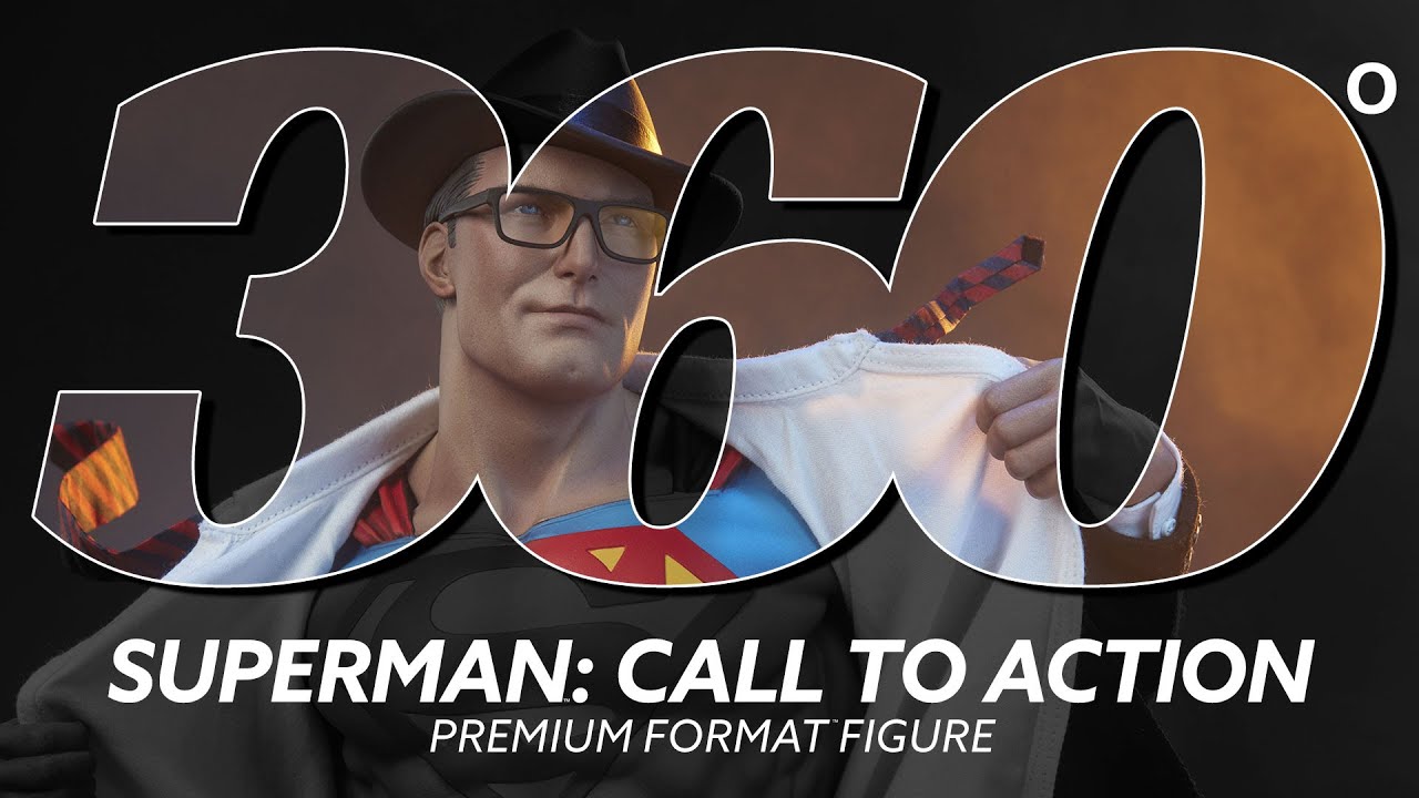 Superman: Call to Action Premium Format Figure by Sideshow | 360° - YouTube