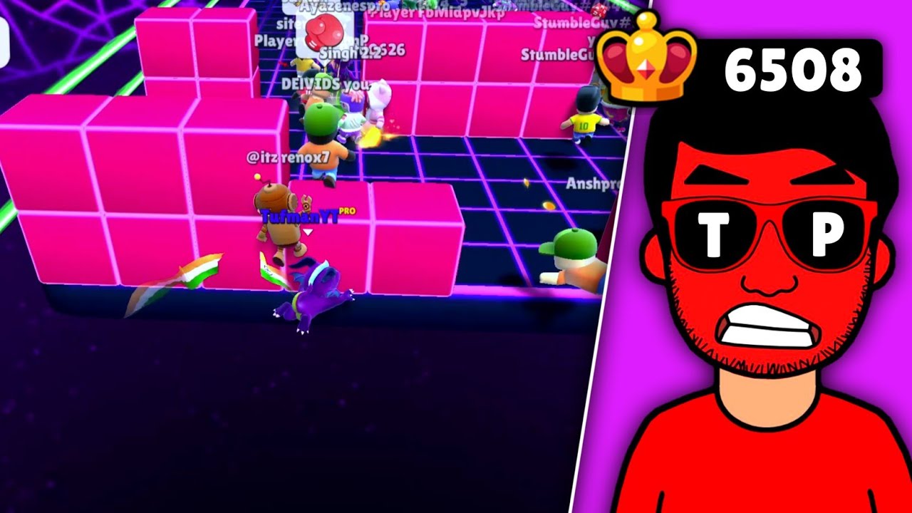 Noob Raging Everytime. Road To 6600 Crowns In Stumble Guys | TUFMAN ...