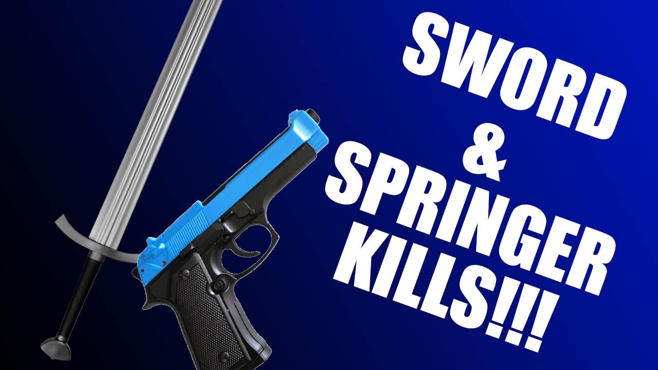 Sword And Springer Airsoft Kills At EagleFreak(Airsoft Gameplay and ...