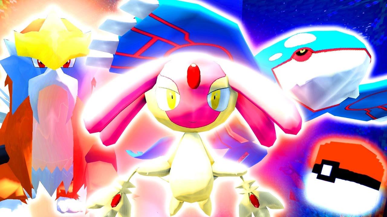 Minecraft Pixelmon LUCKY BLOCK WORLD - MESPRIT'S MESSY MOUNTAIN ...