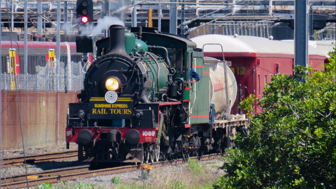 The 2 Steam Trains on Father's Day - YouTube