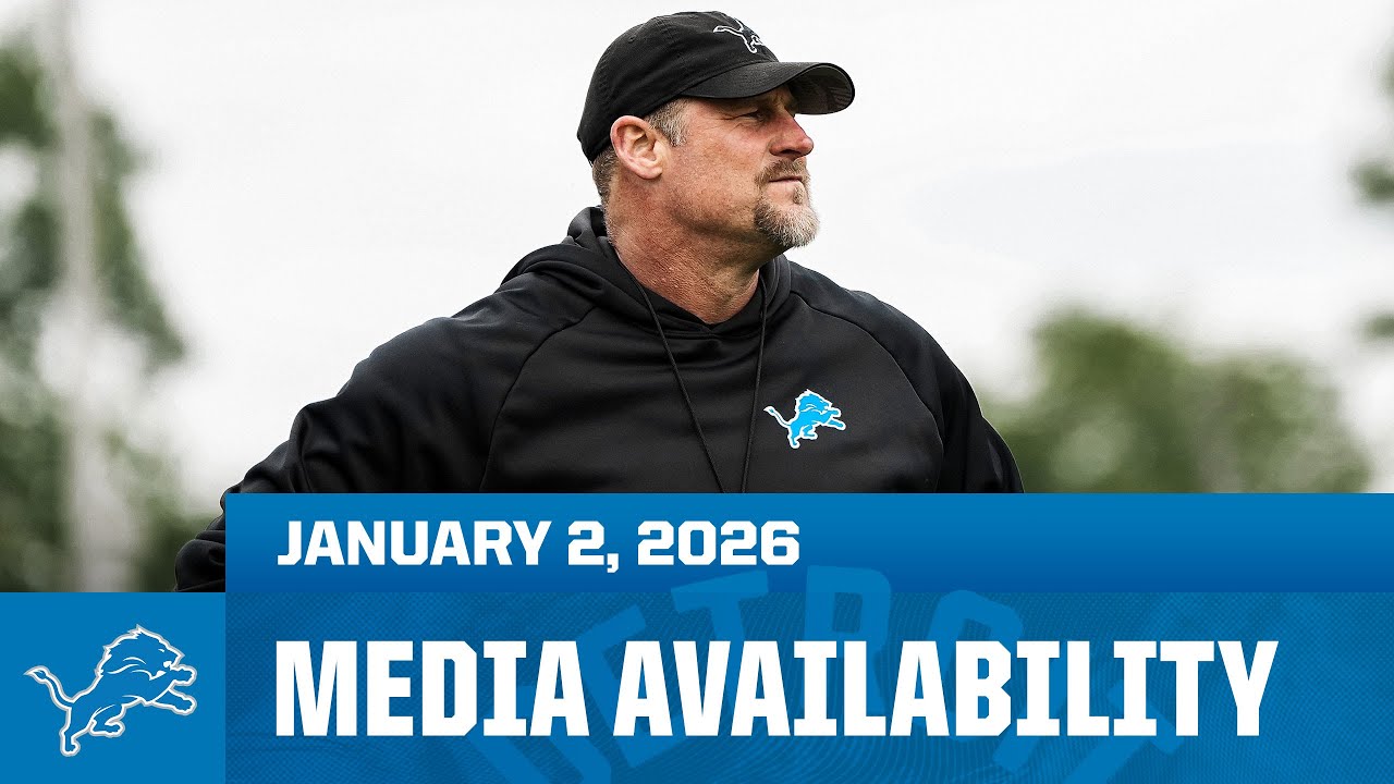 Dan Campbell Press Conference | Jan. 2, 2026 - YouTube
