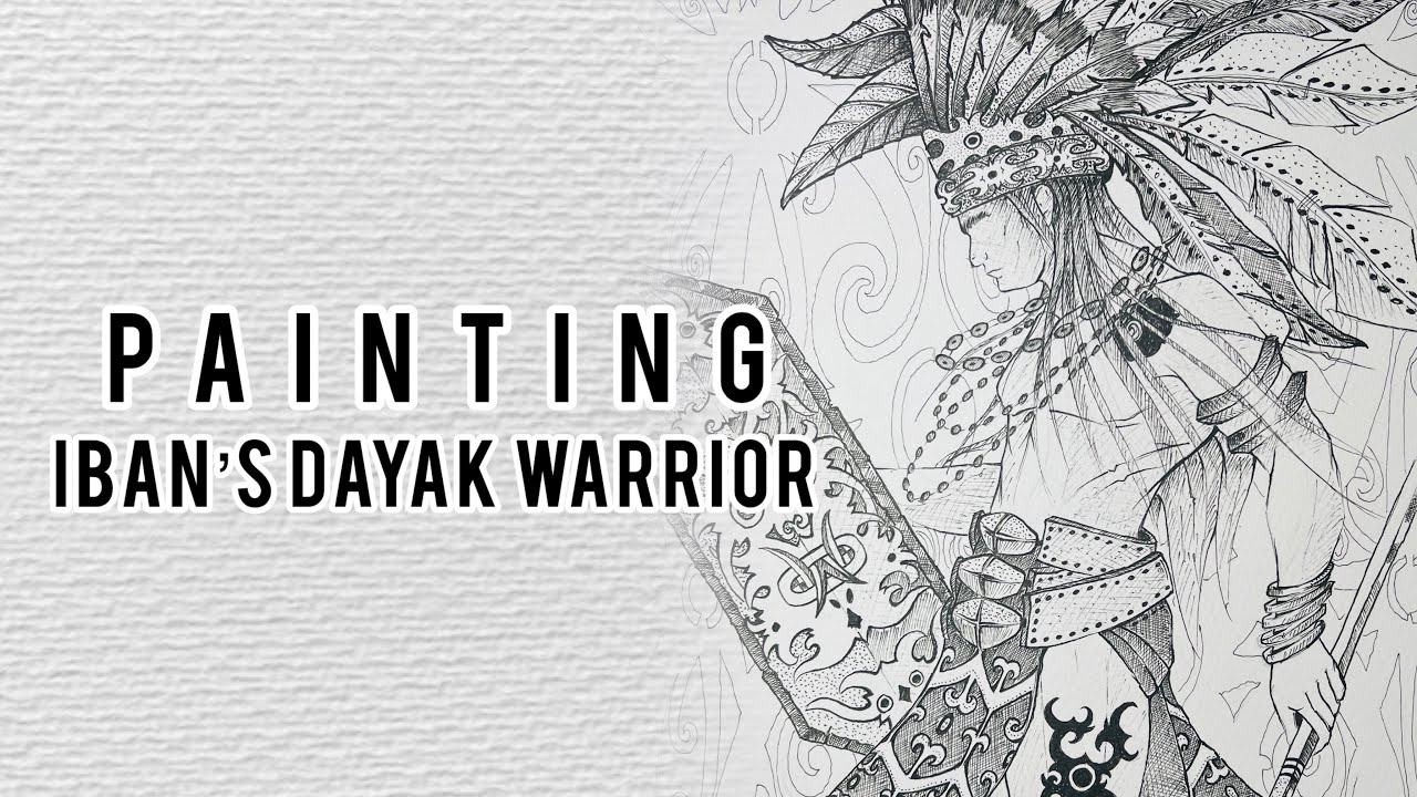 Ilustrasi Pahlawan Iban – Seni Budaya Sarawak yang Mengagumkan!” # ...