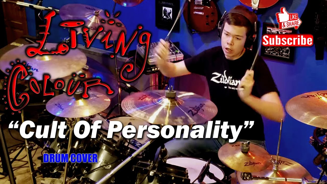 Living Colour "Cult of Personality" (Drum Cover) By: Adam Mc - 16 Year ...
