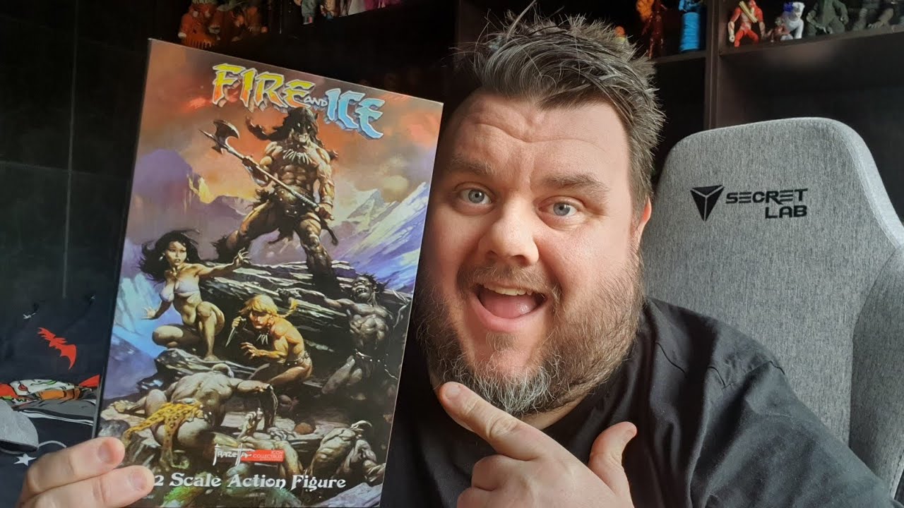 FIRE & ICE Dark Wolf Frazetta: ICON Collectibles 1:12 Action Figure ...