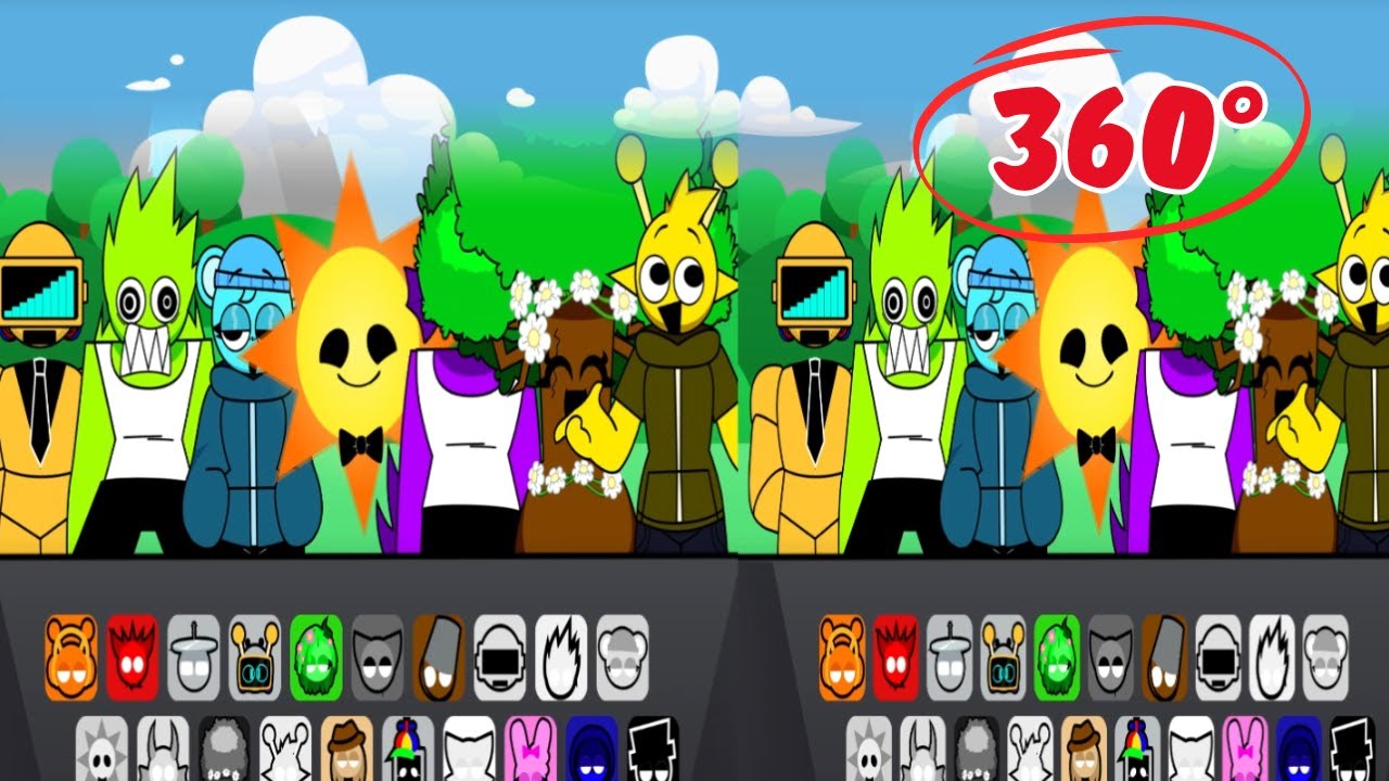 Sprunki | 360° | Incredibox | Sprunki Retake Human New - YouTube