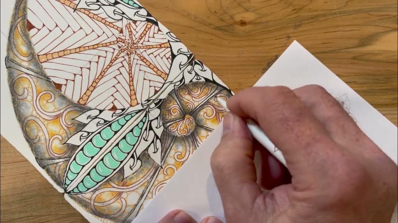 Zentangle Project Pack No. 22 - Day 12, Part 1 (The 12 Days of ...