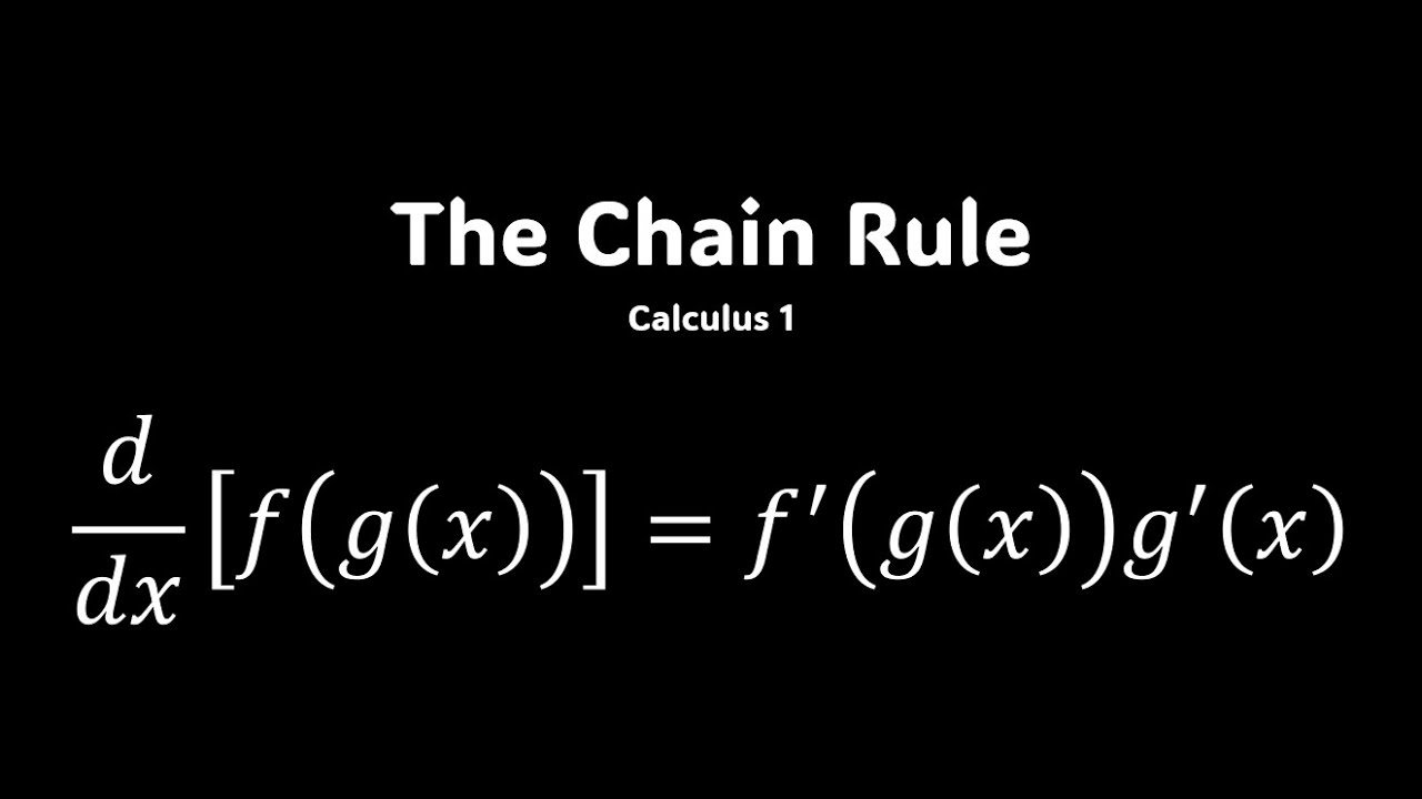 The Chain Rule - YouTube