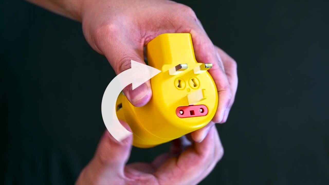 Easy Twist Outlet Adapter - YouTube