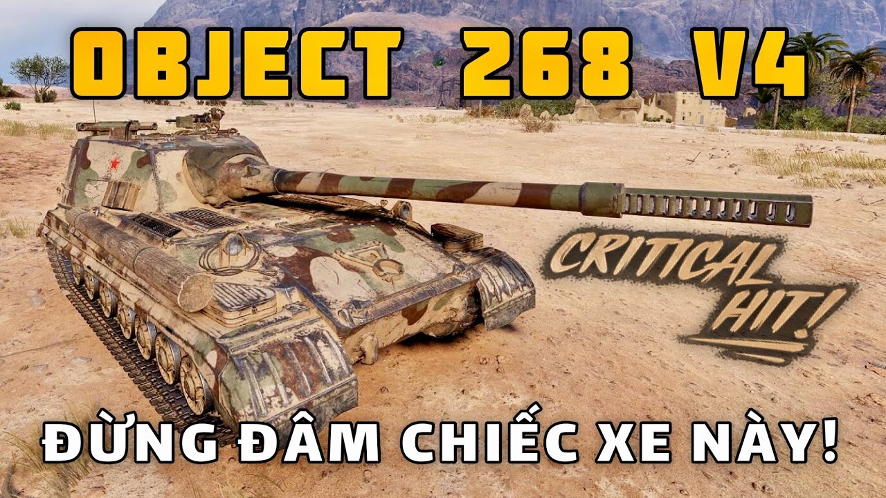 Object 268 V4: Pháo chống tăng chuyên đâm đụng | World of Tanks - YouTube