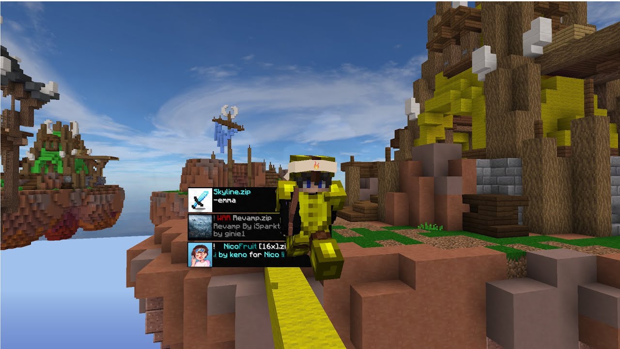 🔥¡TOP 3 TEXTURE PACKS PARA SKYWARS! | SKYWARS UNIVERSOCRAFT. - YouTube