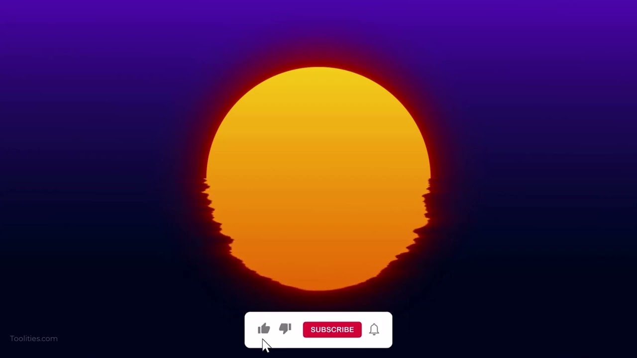 Retro Sun Moving Wallpaper Animation Background Video Abstract VJ Loop ...