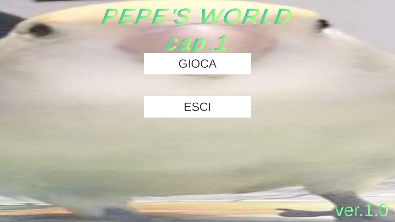 PEPES WORLD (versione completa) GAMEPLAY ITA - YouTube