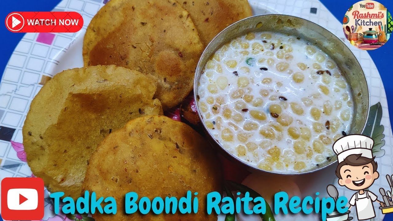 Easy& Fast Tadka Boondi Raita Recipe #recipe - YouTube