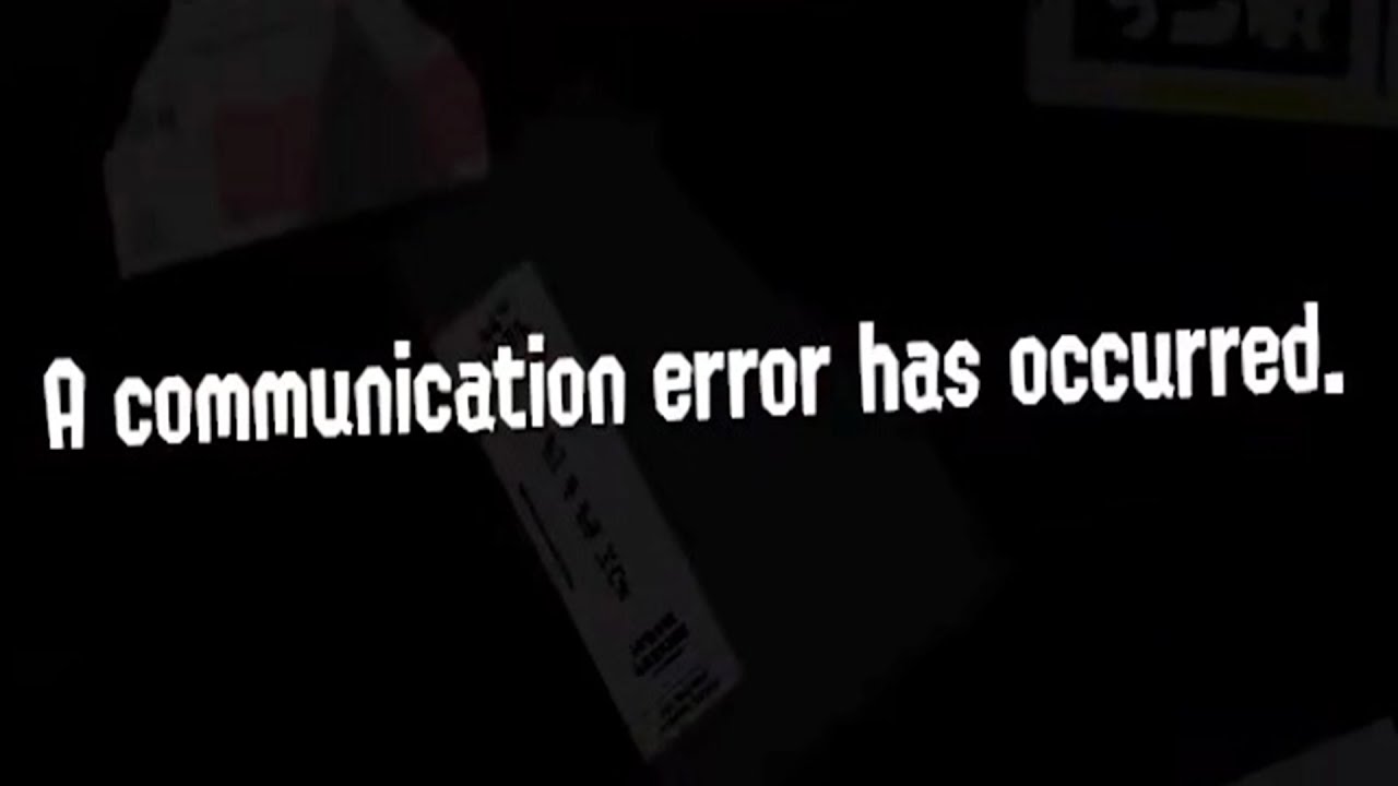 Splatoon 3 Communication Error Be Like: - YouTube