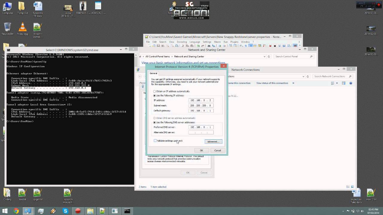 How to set-up a static IP - YouTube