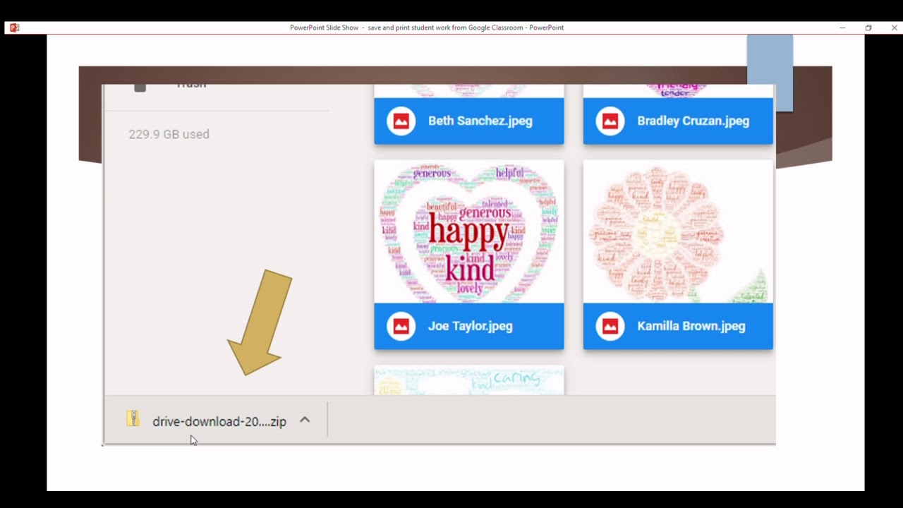 Printing Student Work from Google Classroom - YouTube