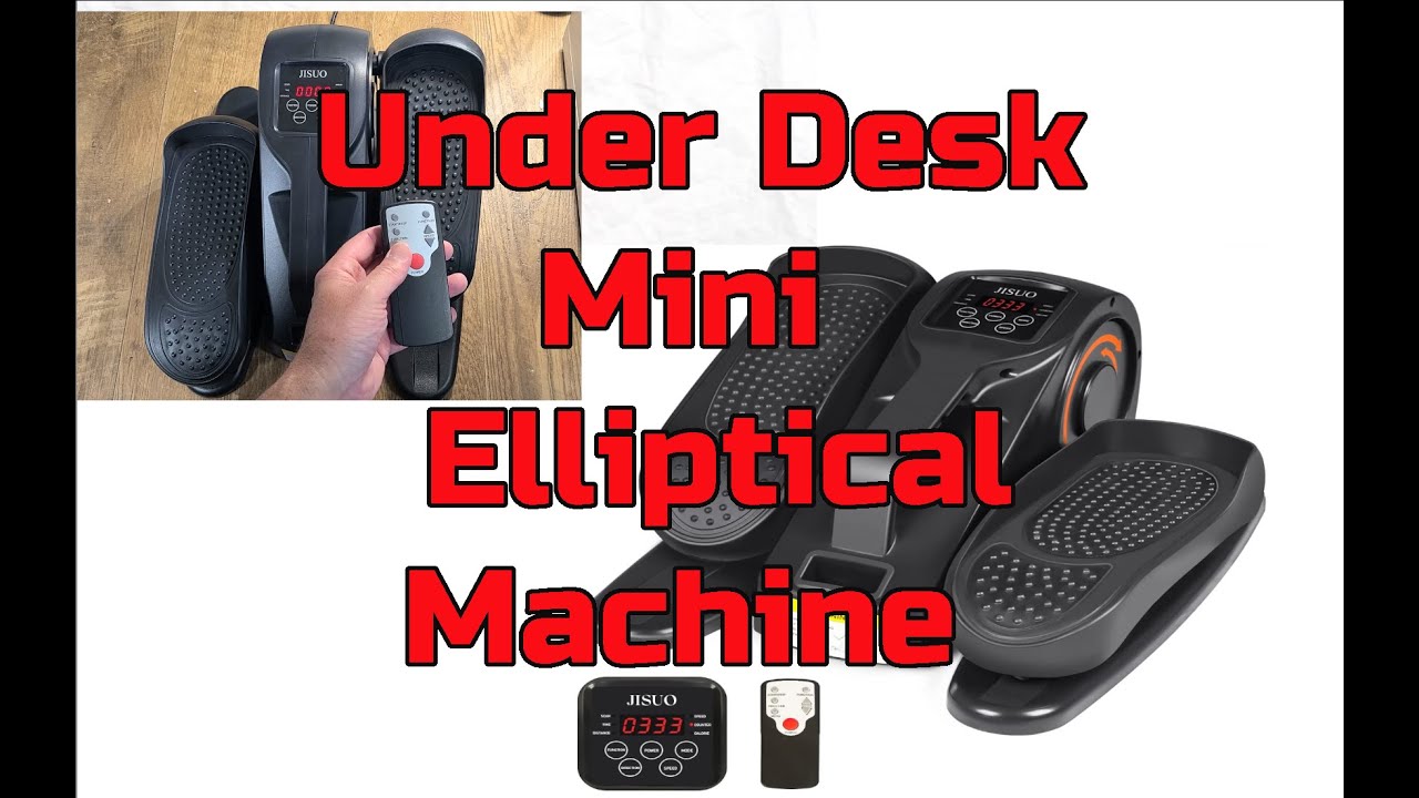 JISUO Under Desk Mini Elliptical Machine - Exerciser - YouTube