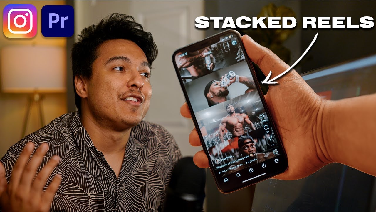 Stacked Video Effect For VIRAL Instagram Reels - Premiere Pro - YouTube