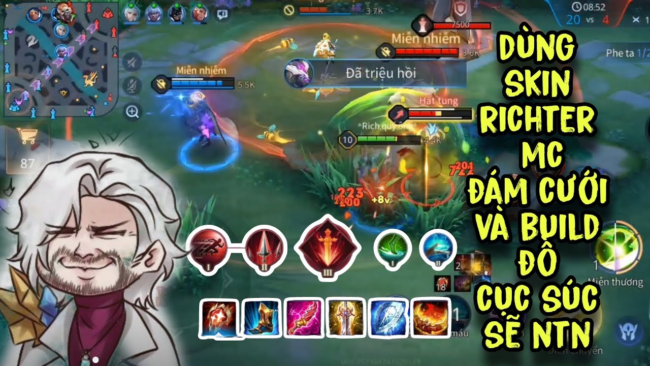 Dùng skin richter mc đám cưới và build đồ cục súc sẽ ntn.#richquyong # ...