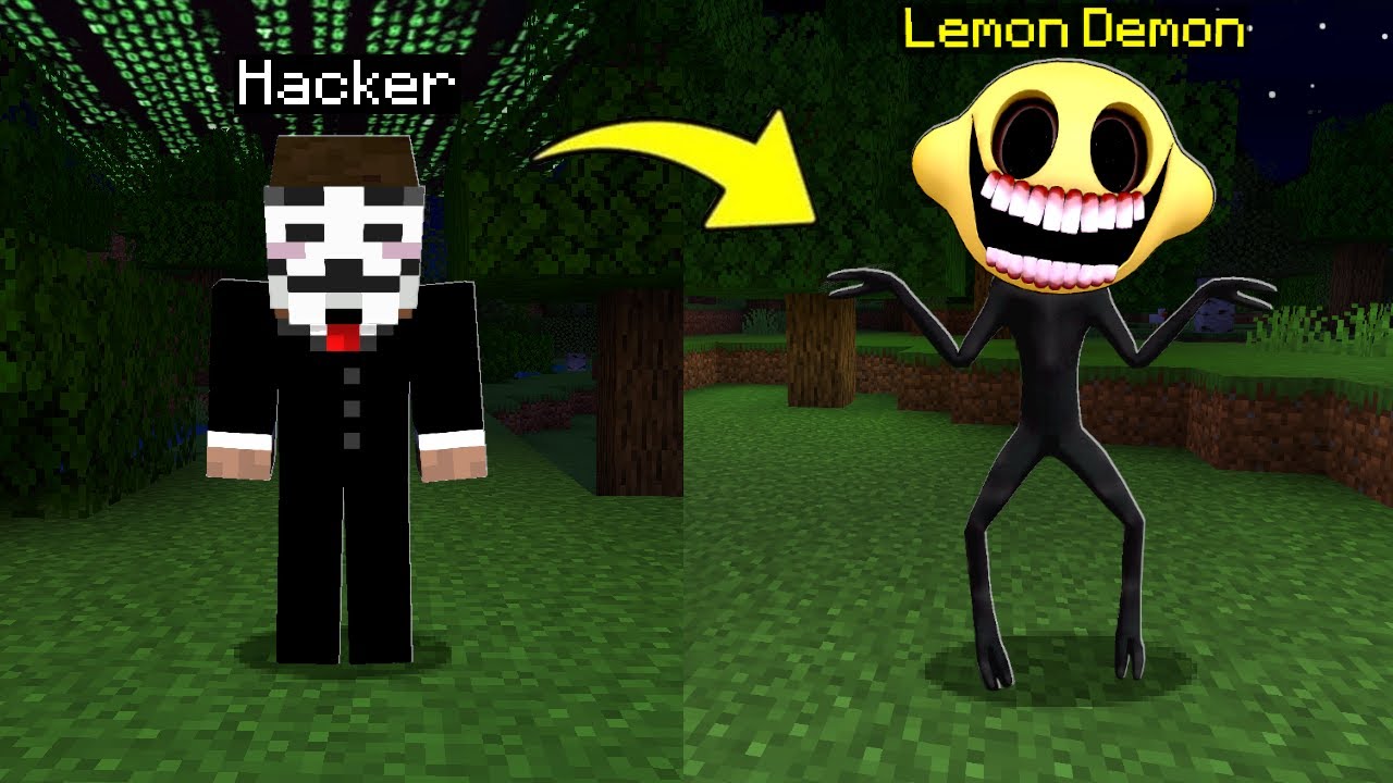 PRZYZWAŁEM HACKERA by POKONAŁ LEMON DEMON w Minecraft! - YouTube