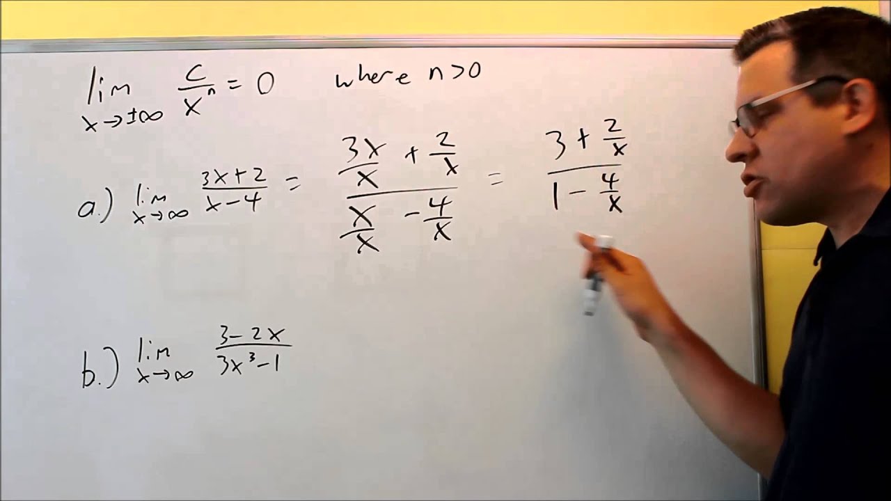 Limits at Infinity and Negative Infinity: Rational Expressions - YouTube