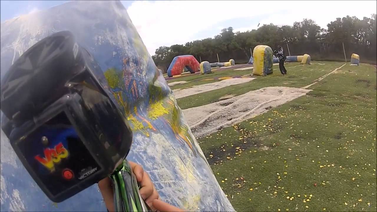 Riot practice @ Lost Paintball Reflex Rail - YouTube