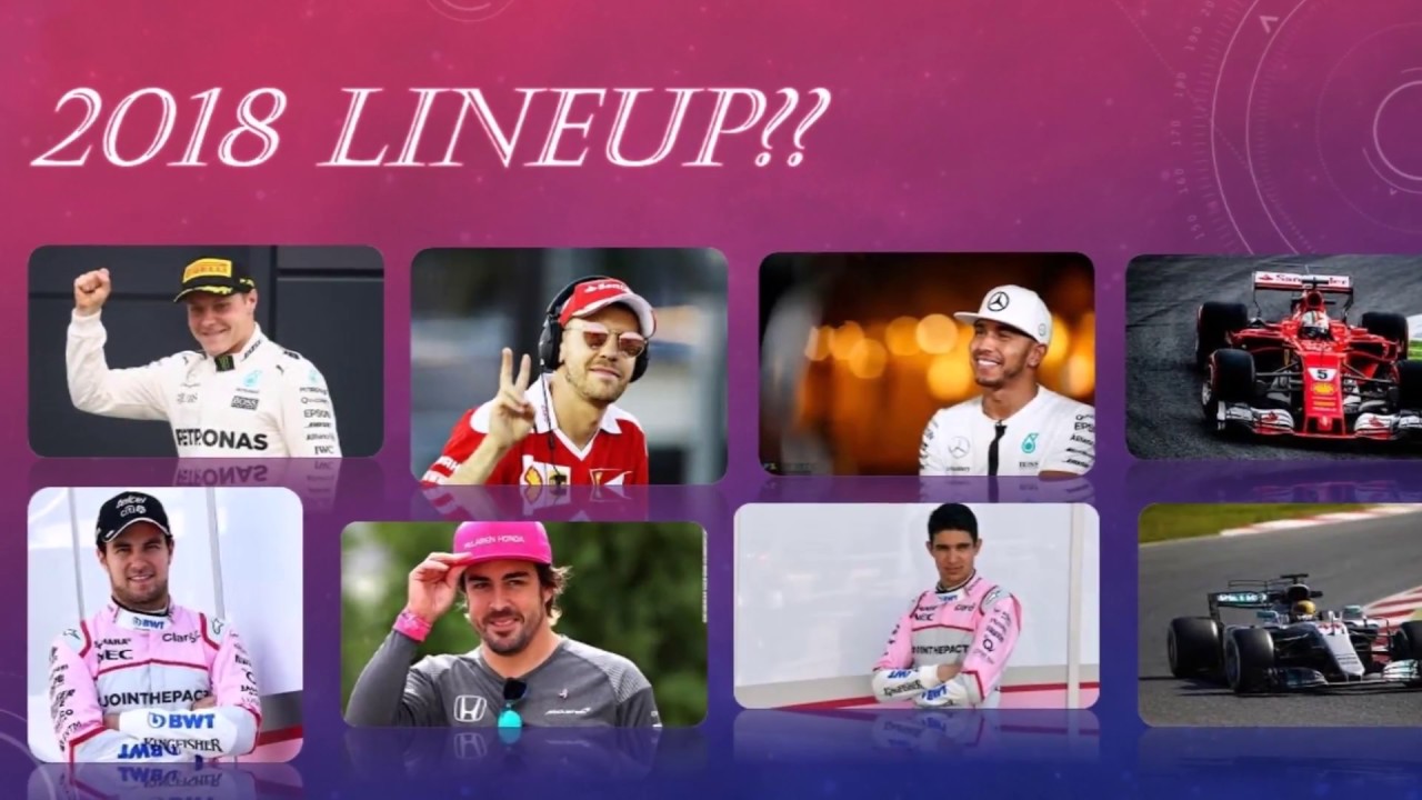 [Formula 1] 2018 LINEUP?? - YouTube