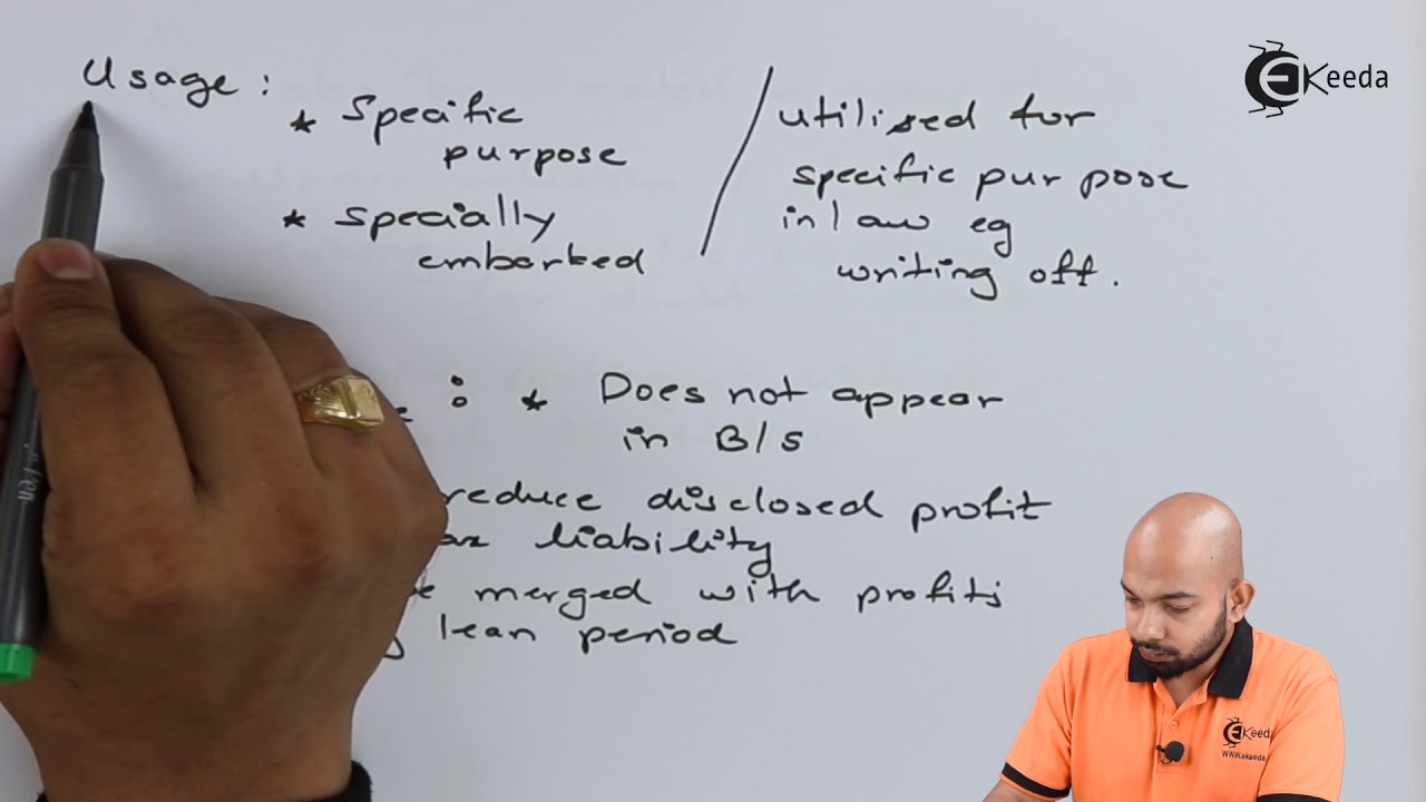 Types of Reserves Revenue Reserve, Capital Reserve, General Reserve ...
