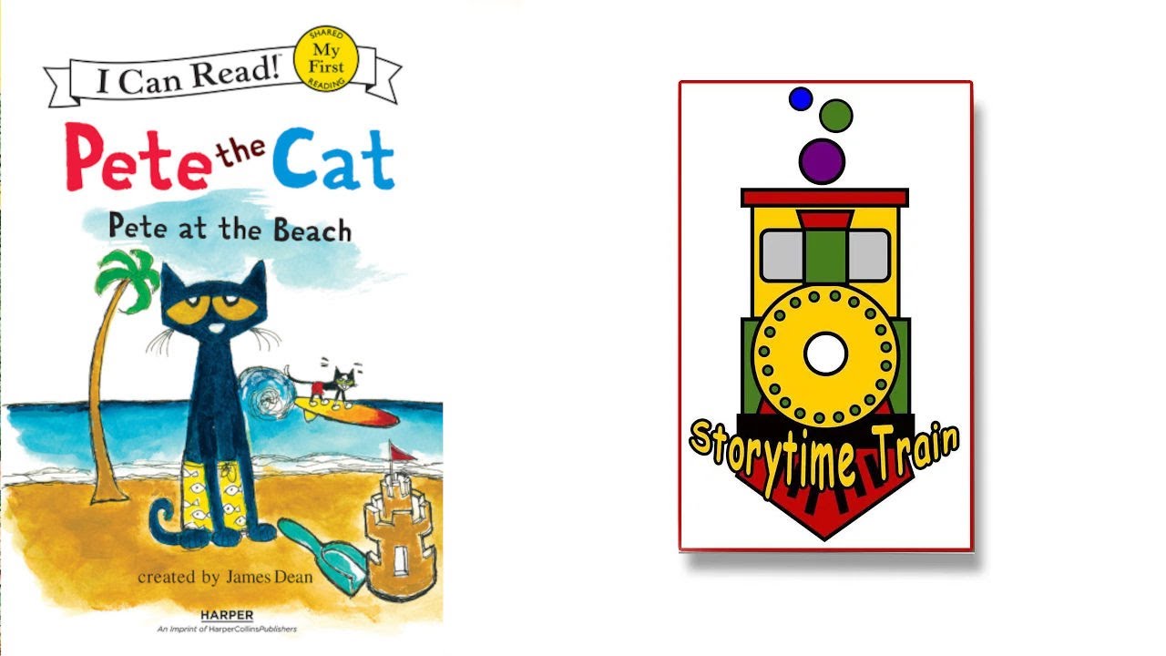 Pete the Cat Pete at the Beach | Kids Books - YouTube