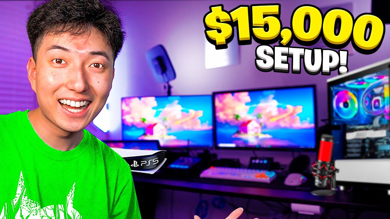 BRAND NEW $15,000 GAMING SETUP! with RageElixir - YouTube