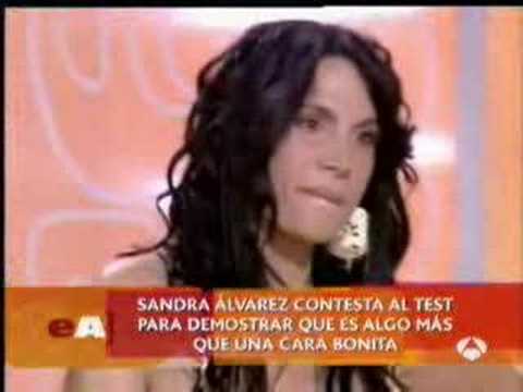 En Antena - Sandra responde a un complicado test de cultura - YouTube