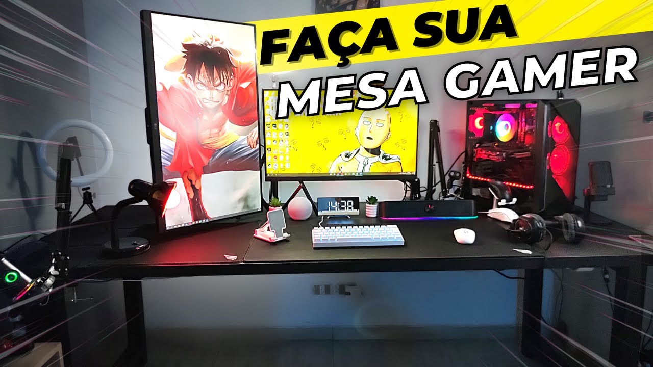 Quanto Gastei na Minha Mesa Gamer, Aprenda Fazer Você Mesmo Sua Mesa ...